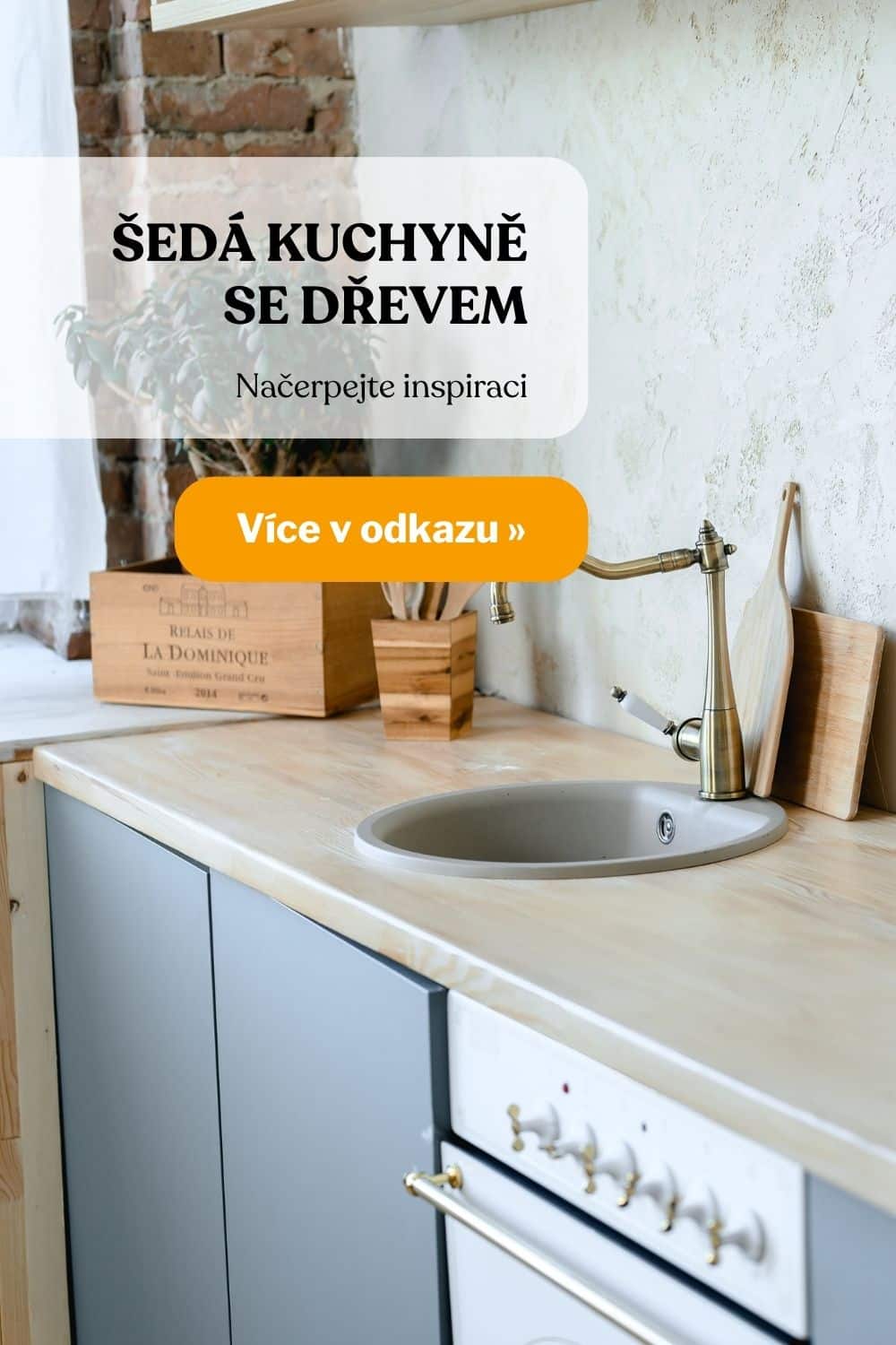 27+ šedých kuchyní se dřevem: inspirace a fotografie | Trendydomov.cz