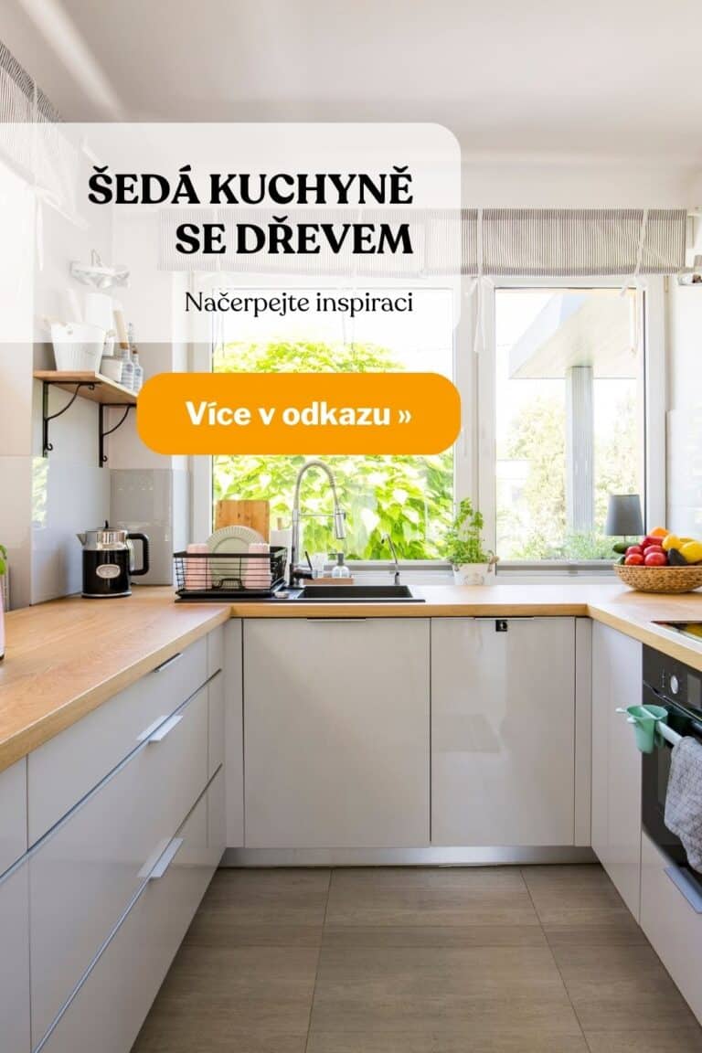 27+ šedých kuchyní se dřevem: inspirace a fotografie | Trendydomov.cz