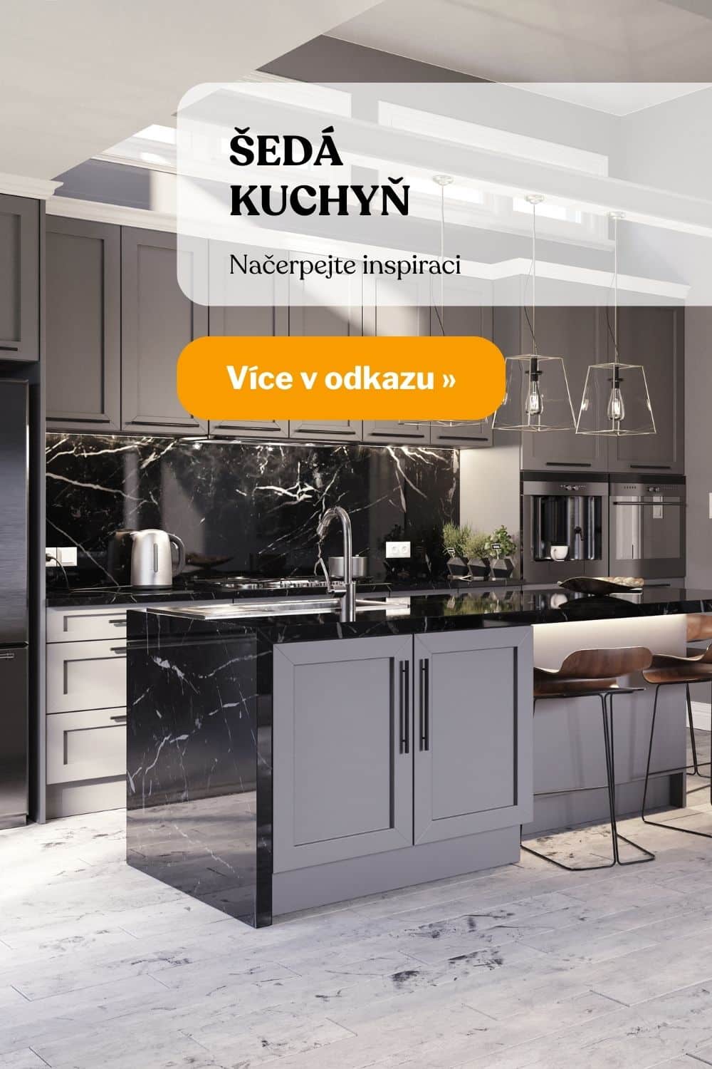 24+ šedých kuchyní: inspirace, fotografie a nápady | Trendydomov.cz