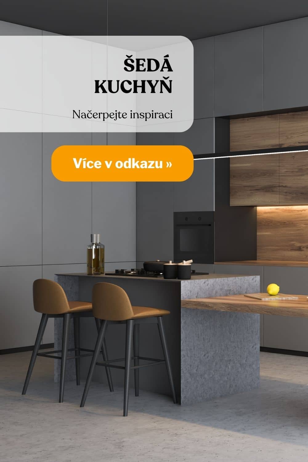 24+ šedých kuchyní: inspirace, fotografie a nápady | Trendydomov.cz