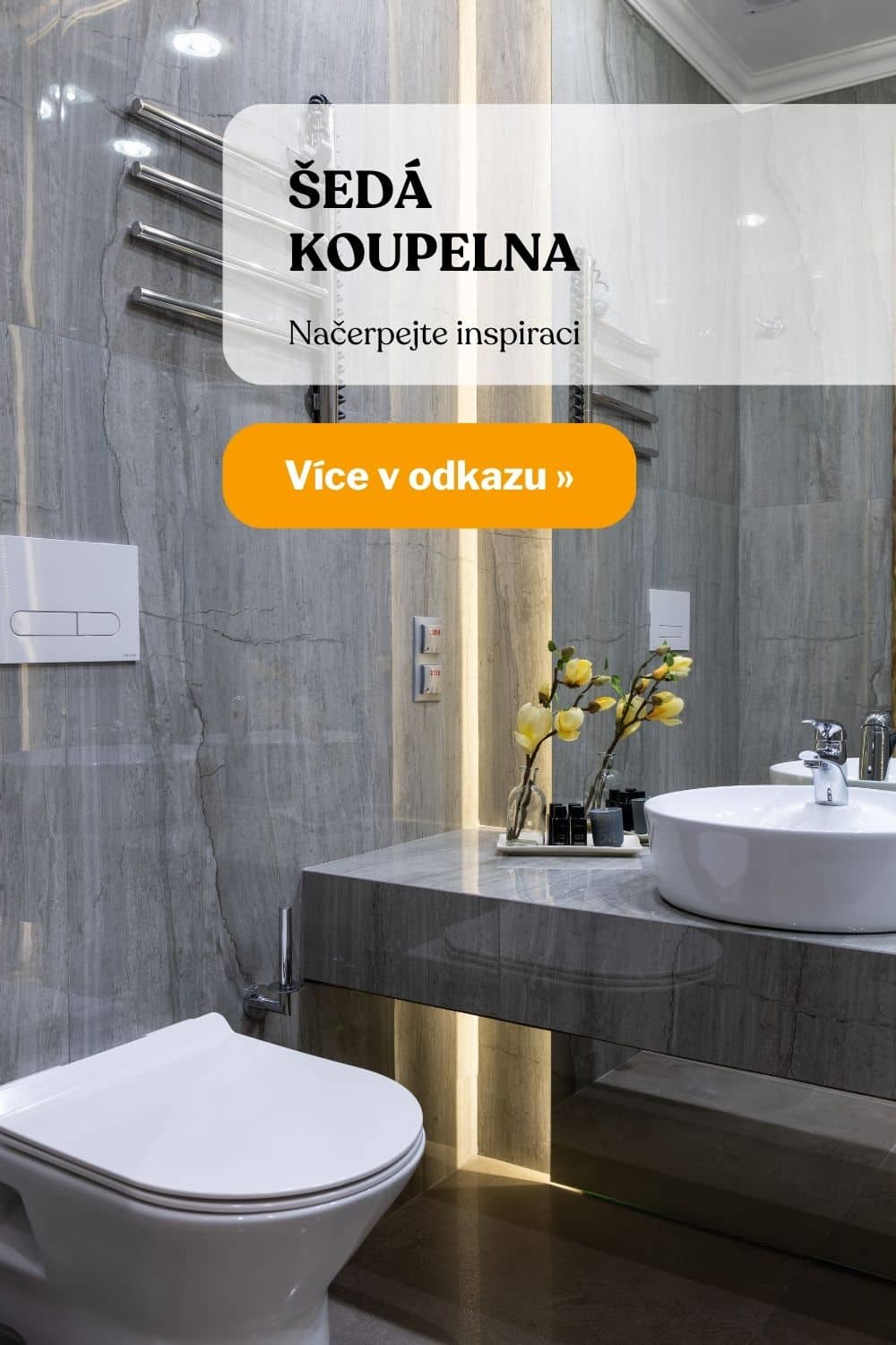 26+ šedých koupelen: inspirace, fotografie a nápady | Trendydomov.cz