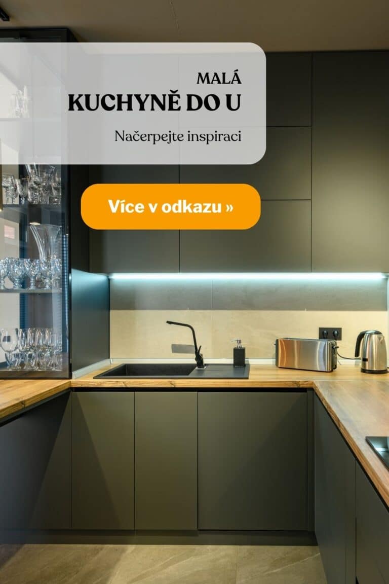 26+ malých kuchyní do U: inspirace, fotografie a nápady | Trendydomov.cz